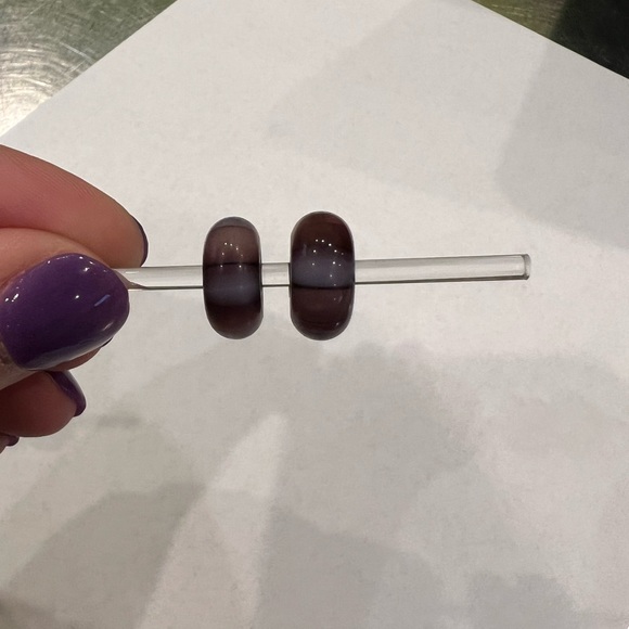 Trollbeads | Jewelry | Trollbead Purple Stripes Beads | Poshmark